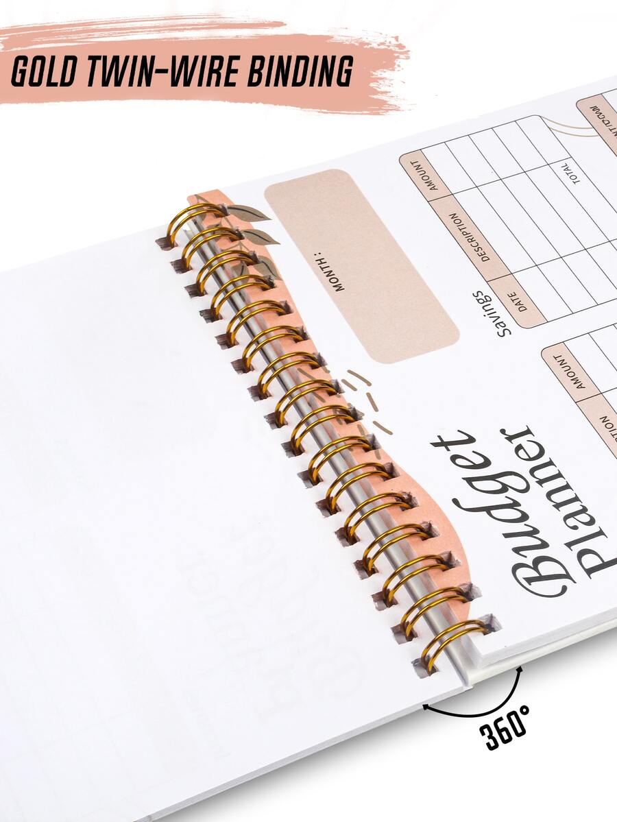 BUBU Monthly Budget Planner Notepad - Undated Expense Tracker Notebook ...