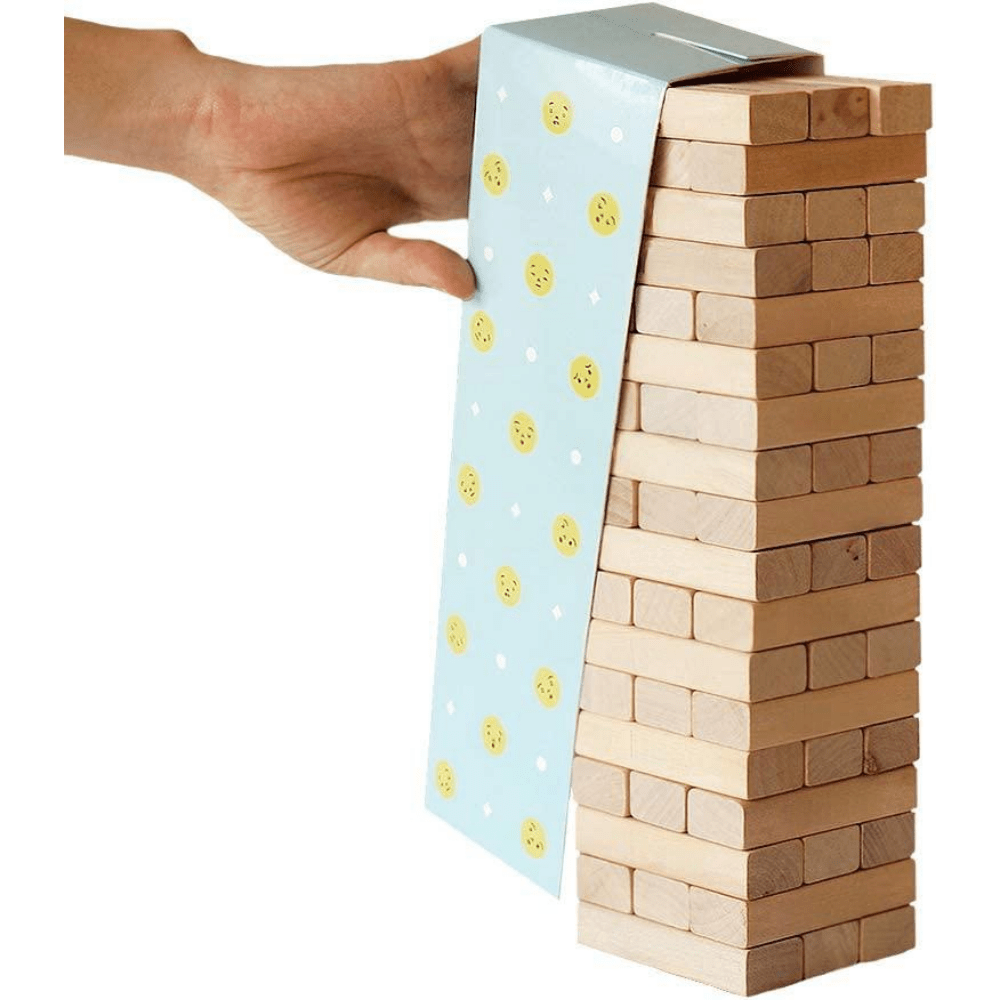 Love & Naughty Stacking Tower Wooden Blocks Funny Couple Game for ...