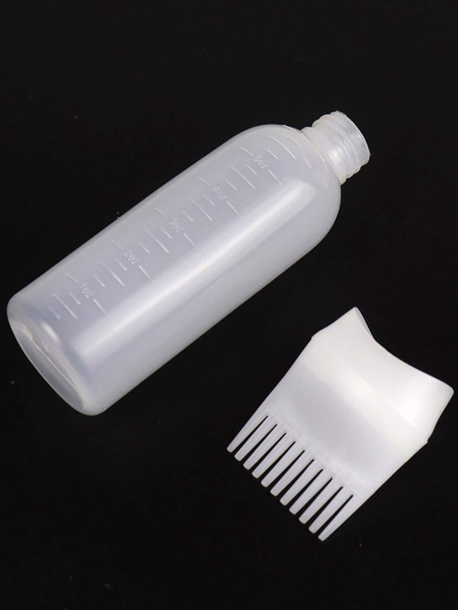 1pc Hair Comb & Bottle With Scale, Hair Coloring & Care Container For ...