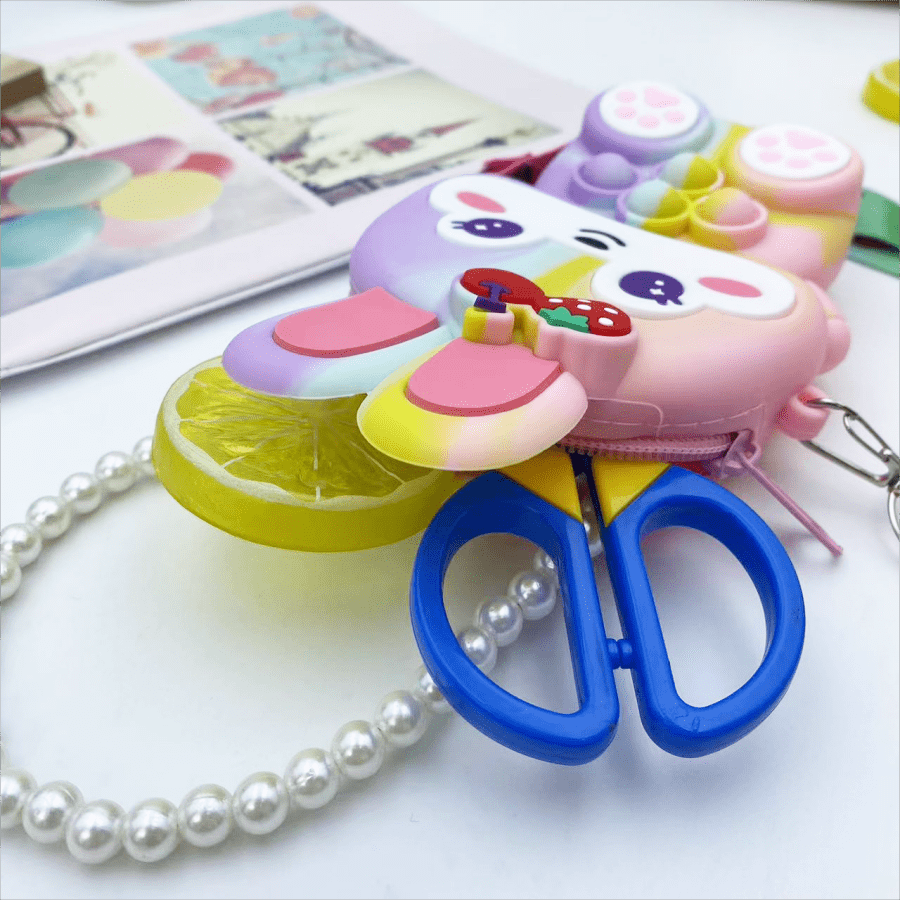 Rabbit Shaped Silicone Coin Purse For Kids | SHEIN UK