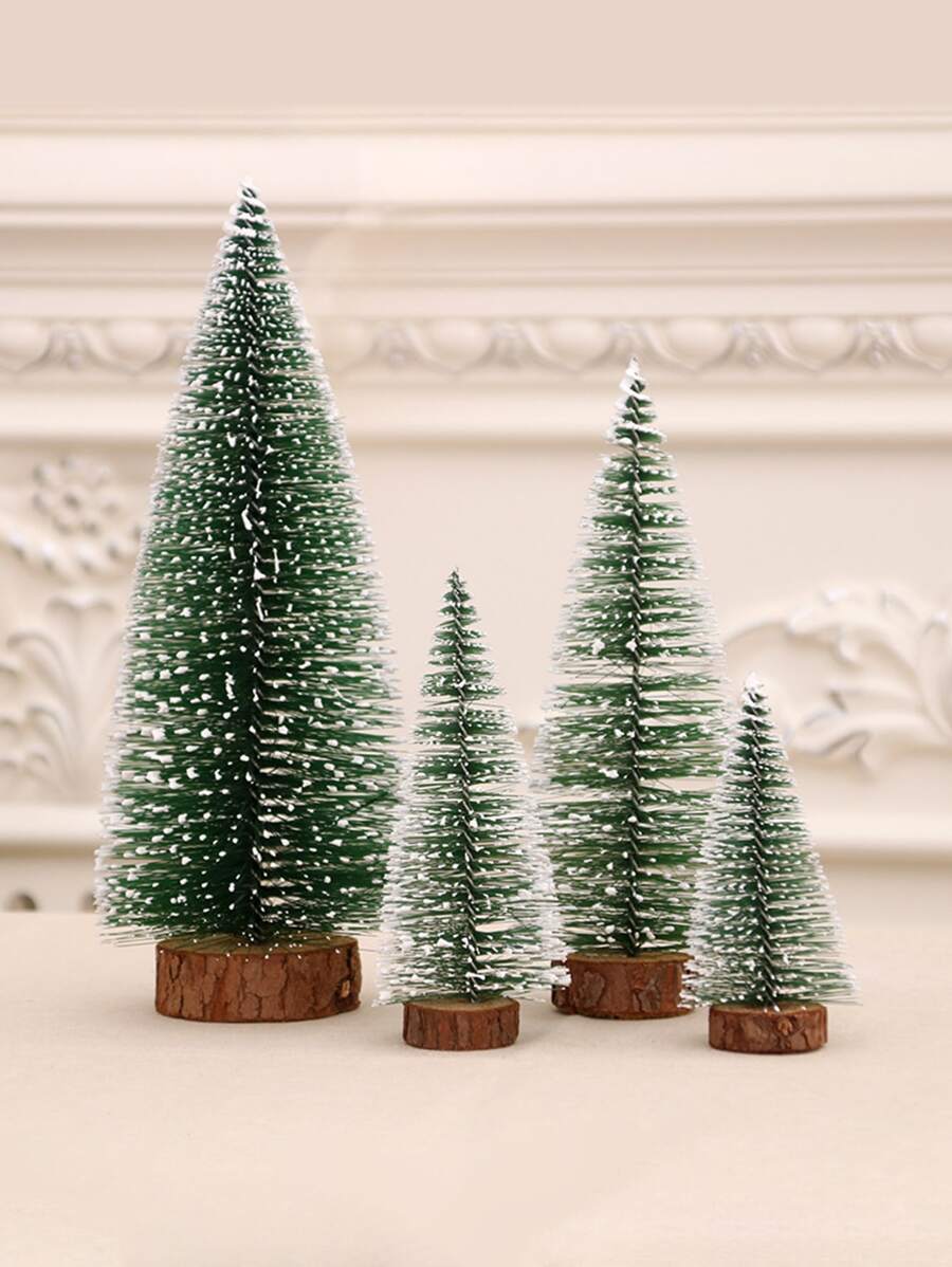 1pc Small Christmas Tree Decor With Cedar, For Christmas Table, Window ...