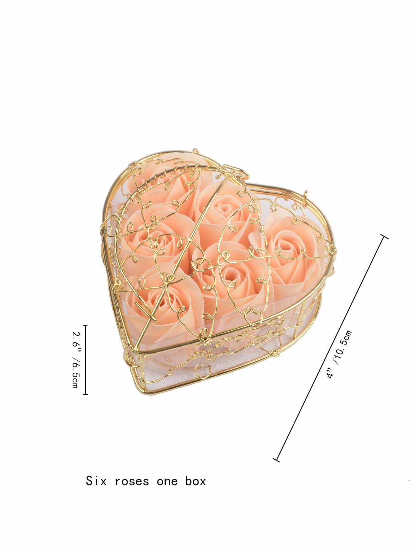 Champagne Color Wired Blue Soap Flower | SHEIN USA