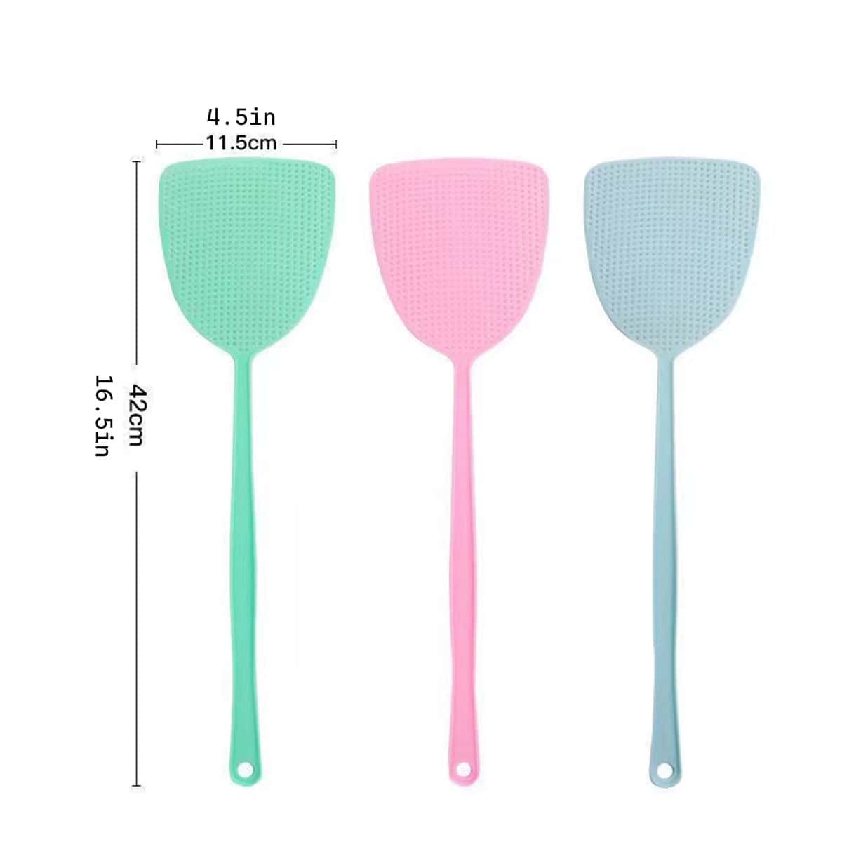 3 paquetes Matamoscas, juego manual fuerte y flexible de matamoscas ...