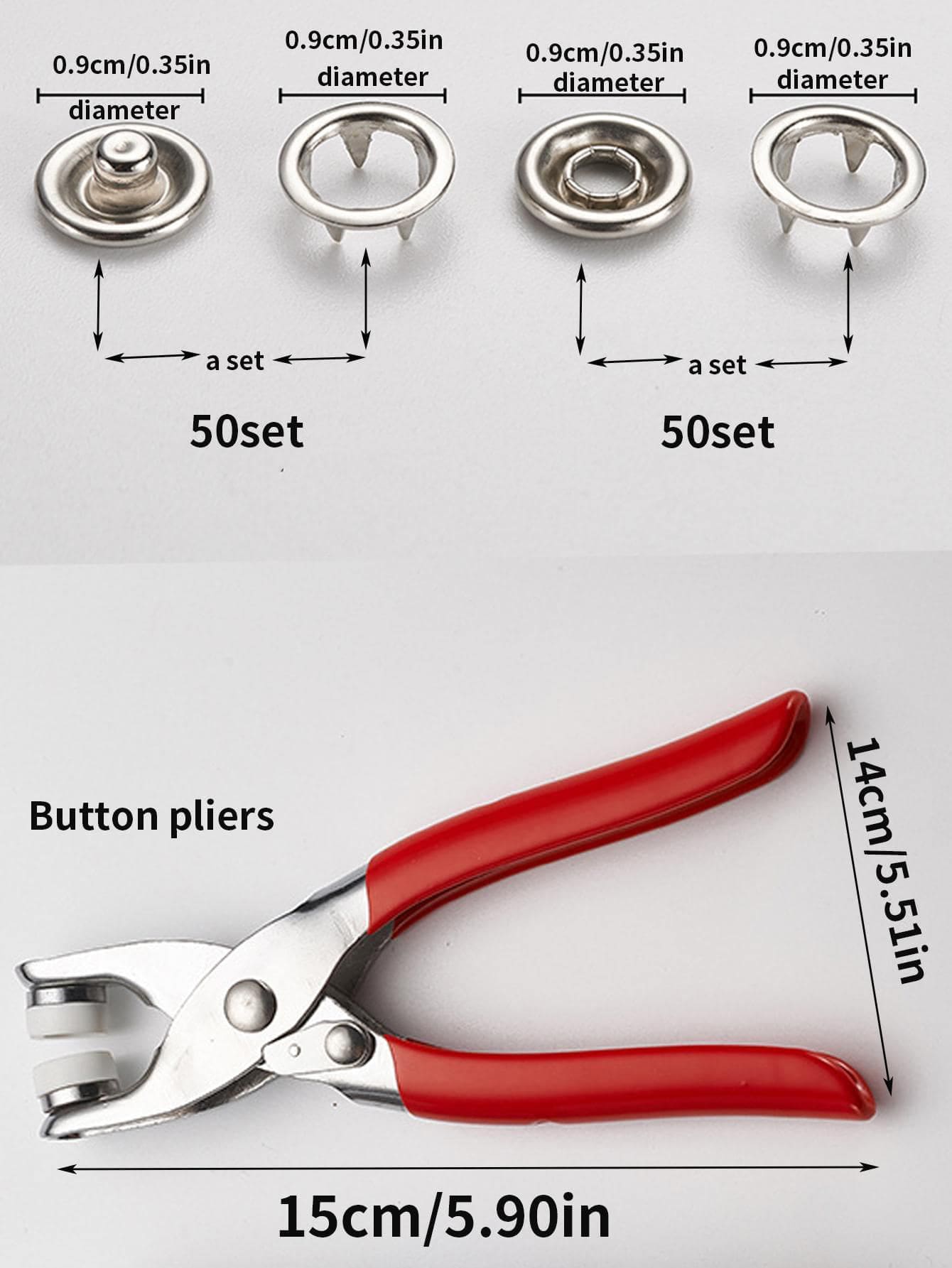 1pc Seamless Pressing Fastener Pliers For Clothes, Backpacks, Sewing ...
