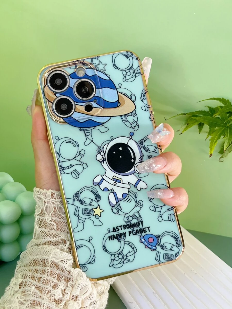 Cartoon Astronaut Phone Case | SHEIN USA