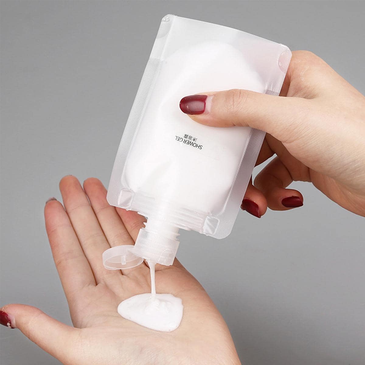 5 Stücke Reise-kosmetiktaschen Für Lotionen, Pvc-verpackungsflaschen ...