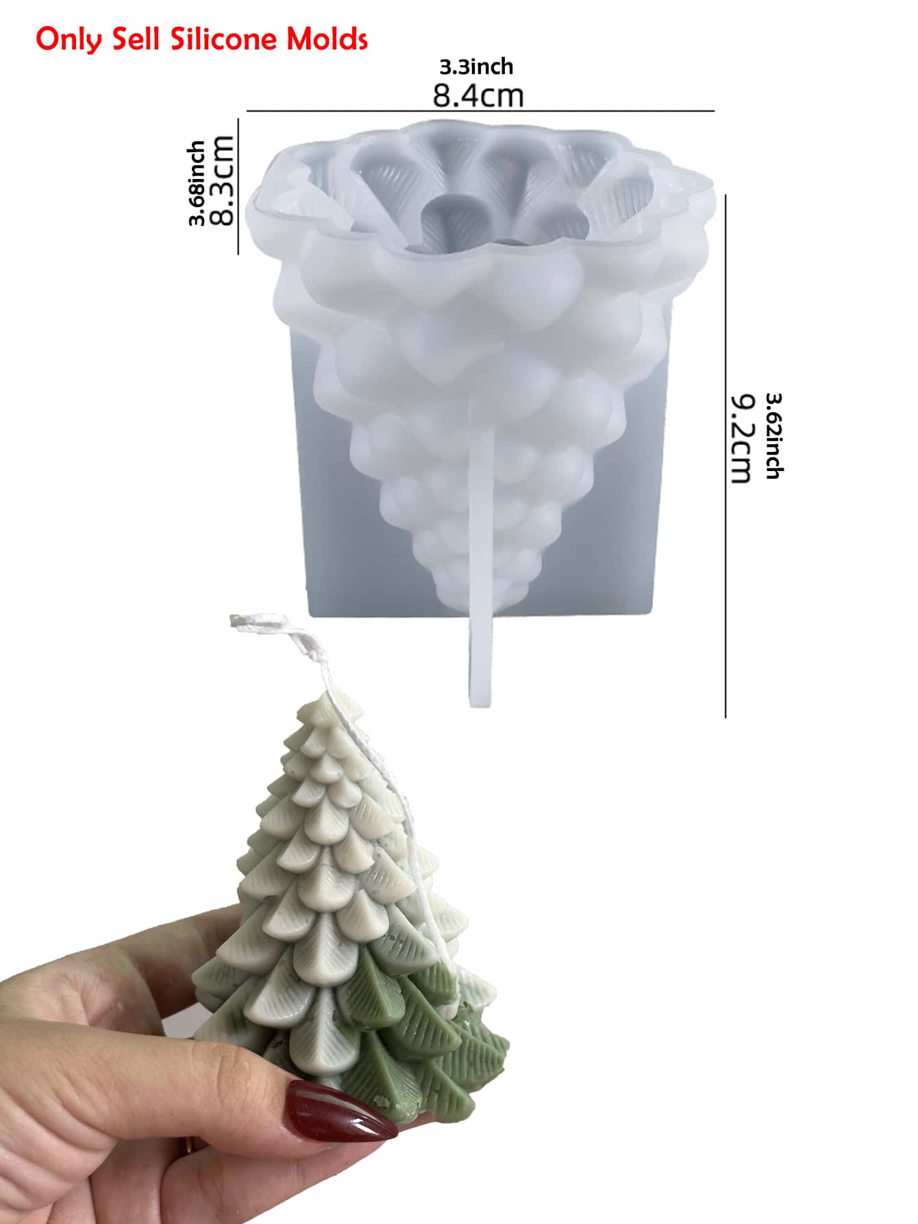 02 Christmas Tree Silicone Molds | SHEIN USA