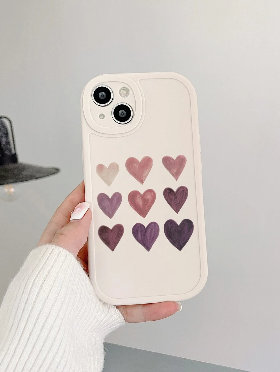 Heart Pattern Phone Case | SHEIN USA