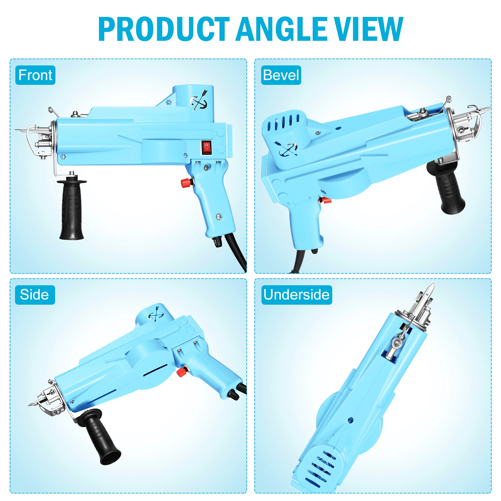 Cut Pile Rug Tufting Gun Loop Tufting Gun Rug Gun Electric Carpet ...