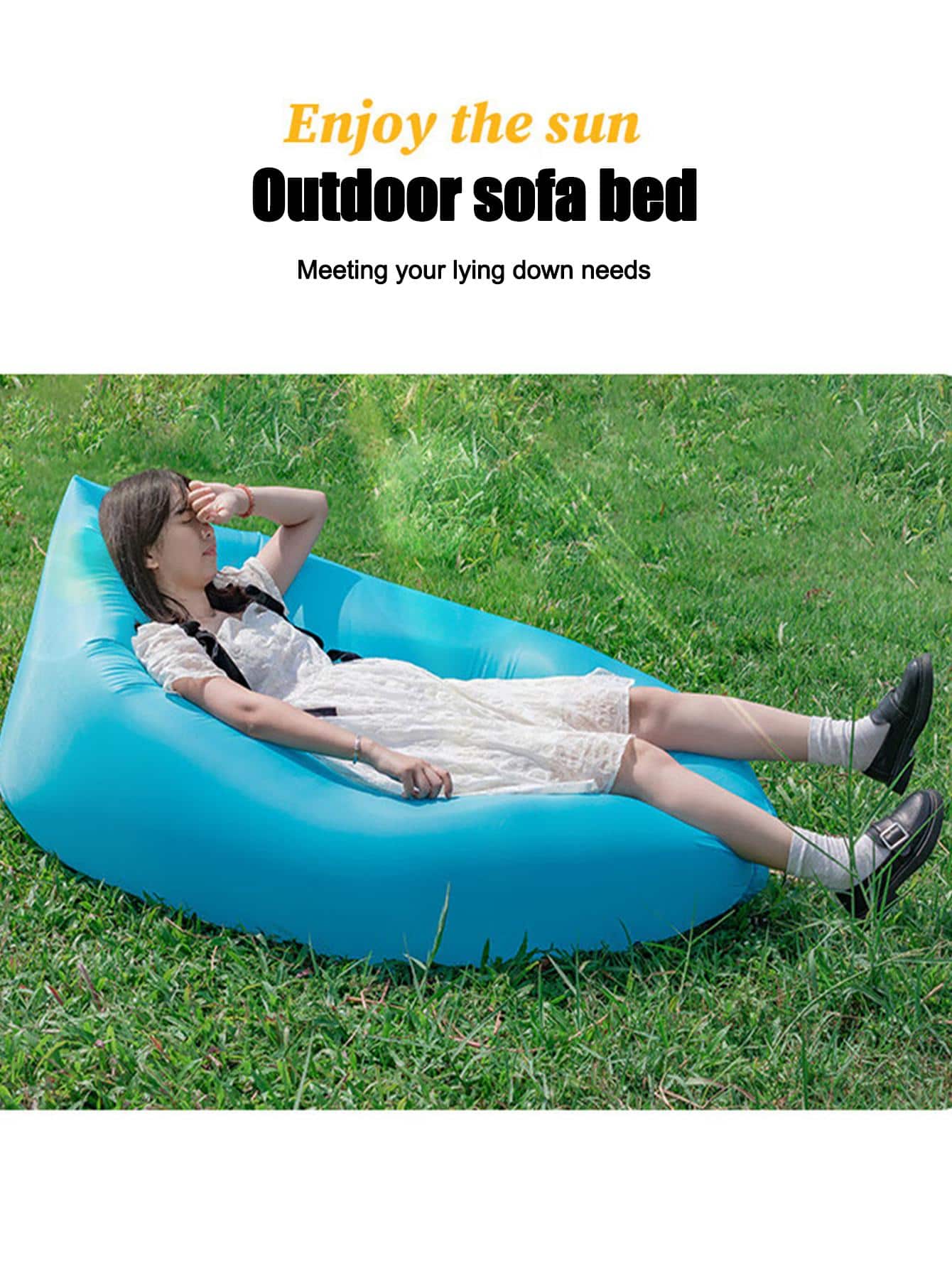 Inflatable Sofa Camping Air Lounger For Beach Park | SHEIN USA