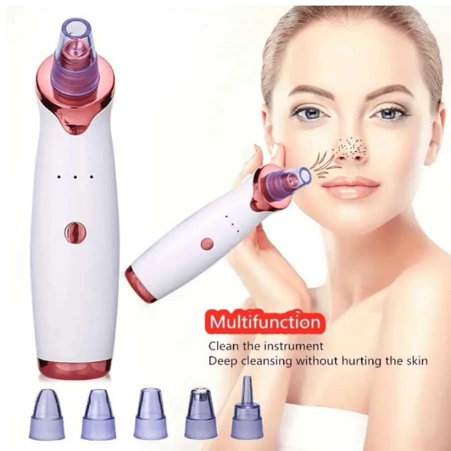 Facial Pore Cleaner, Electric Blackhead Remover USB Rechargeable Pore ...