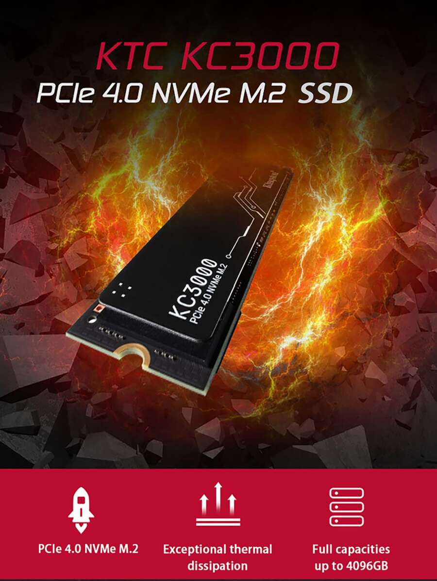 Kingston KC3000 Disco SSD Drive M.2 1.0TB series 512GB/1024GB/2048GB ...