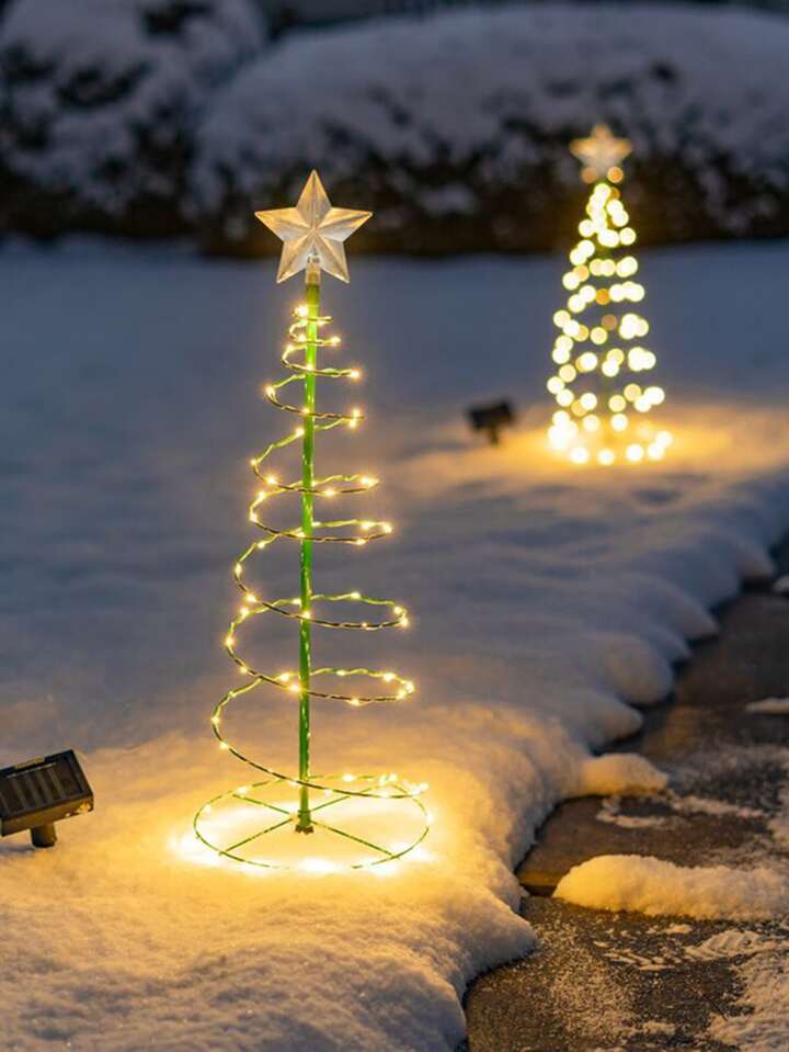 Indoor Christmas Tree Scene