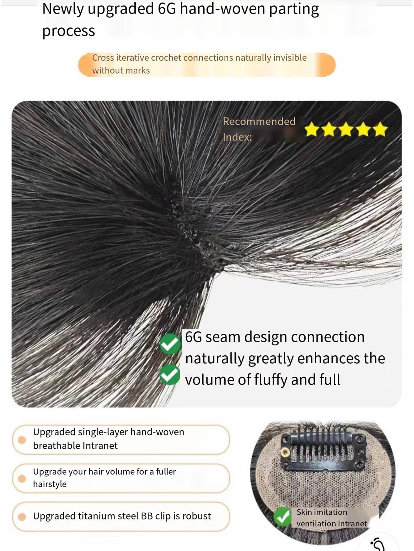 Air Fringe Wig French Bangs With Sparse Temples Natural Look Hair Piece ...