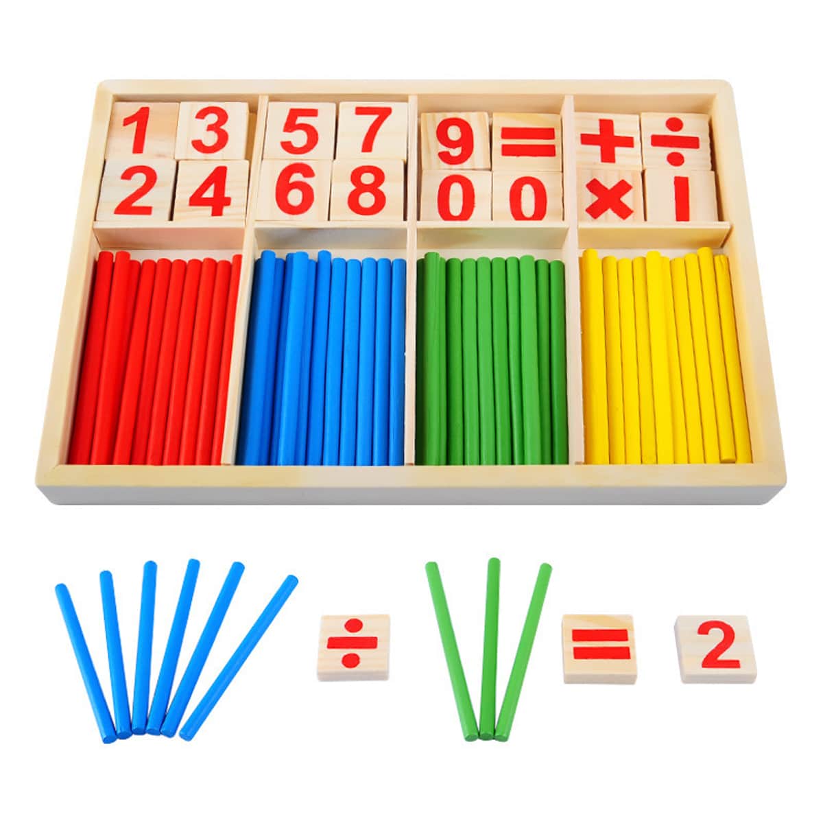 1pc Mathematical Symbol Game Number Rod, Educational Toy For Kids ...