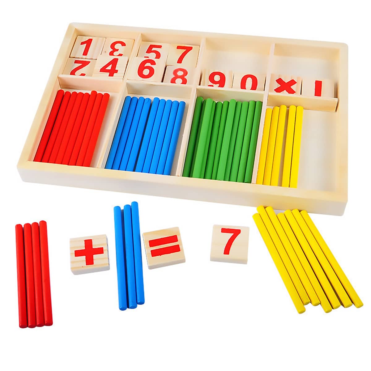1pc Mathematical Symbol Game Number Rod, Educational Toy For Kids ...
