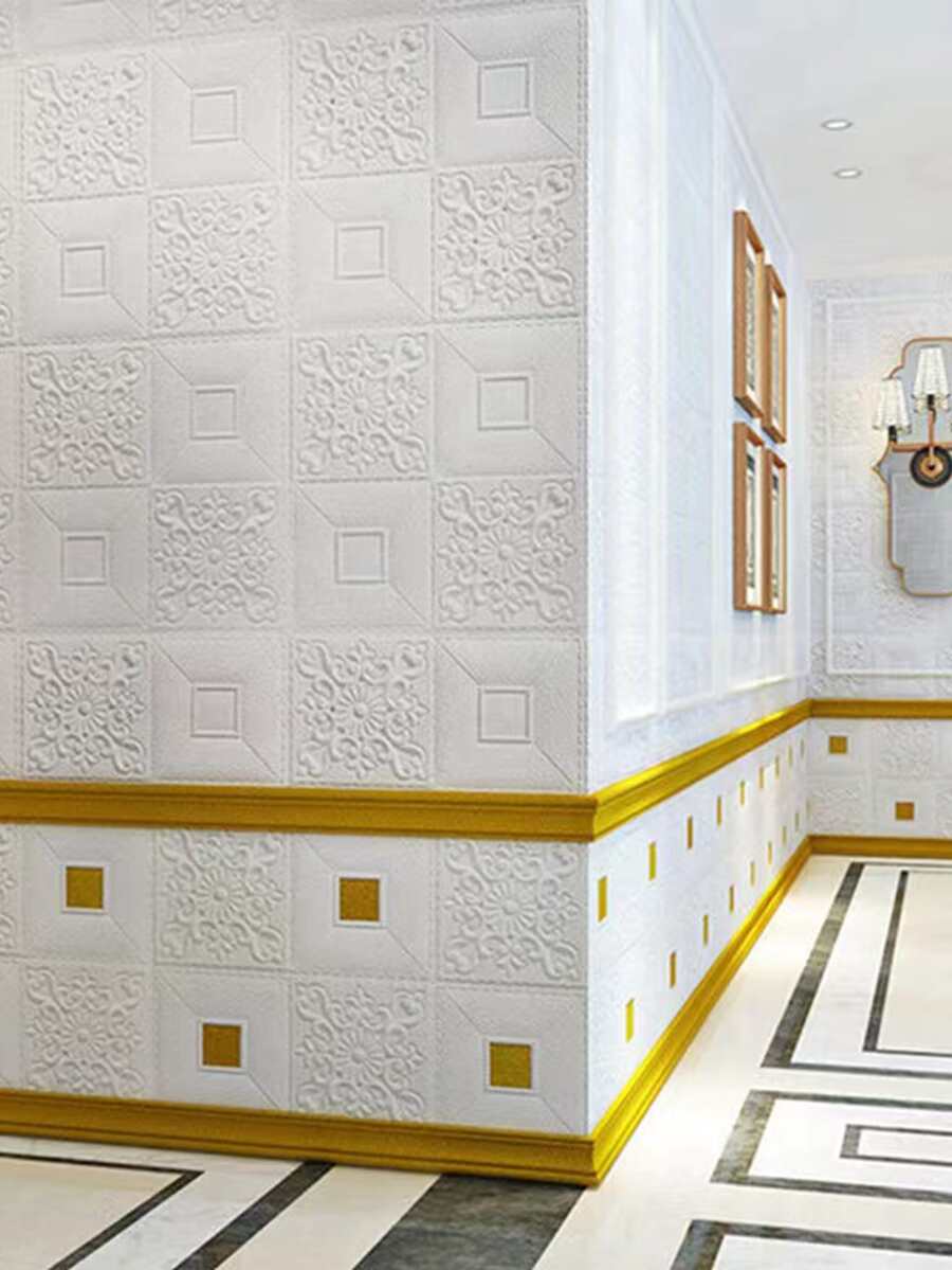 1pc 3d Self-adhesive Ceiling Sticker For Covering Ugly Ceiling ...