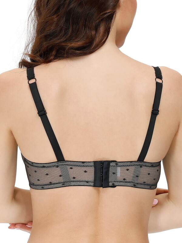 Women's Sexy See-through Lace Mesh Sheer Bralette Bra Without Padding | SHEIN USA