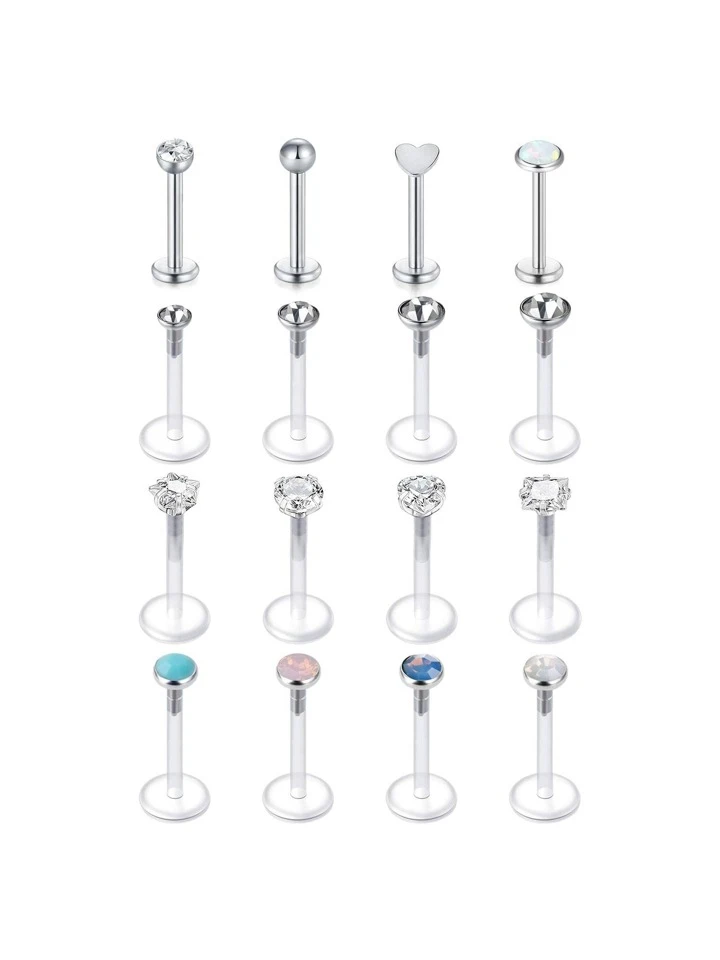 Lip Piercing Transparent