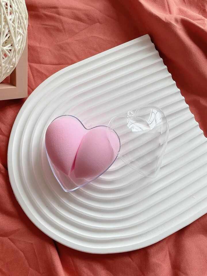 Pretty Pink Makeup Set In Heart Shaped Cosmetic Box | Saubhaya Makeup