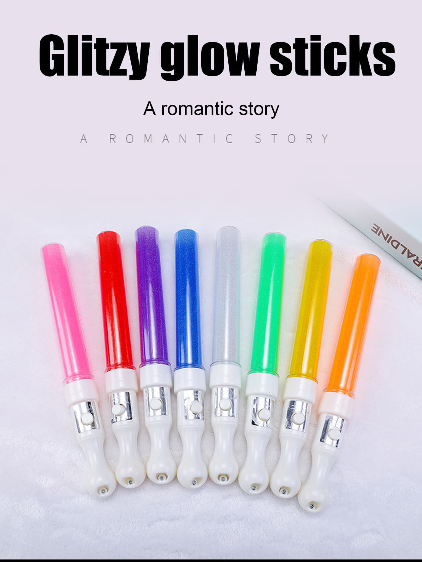 Led Glow Stick Short Stick Flashing Hand Stick Concert Cheering Prop ...