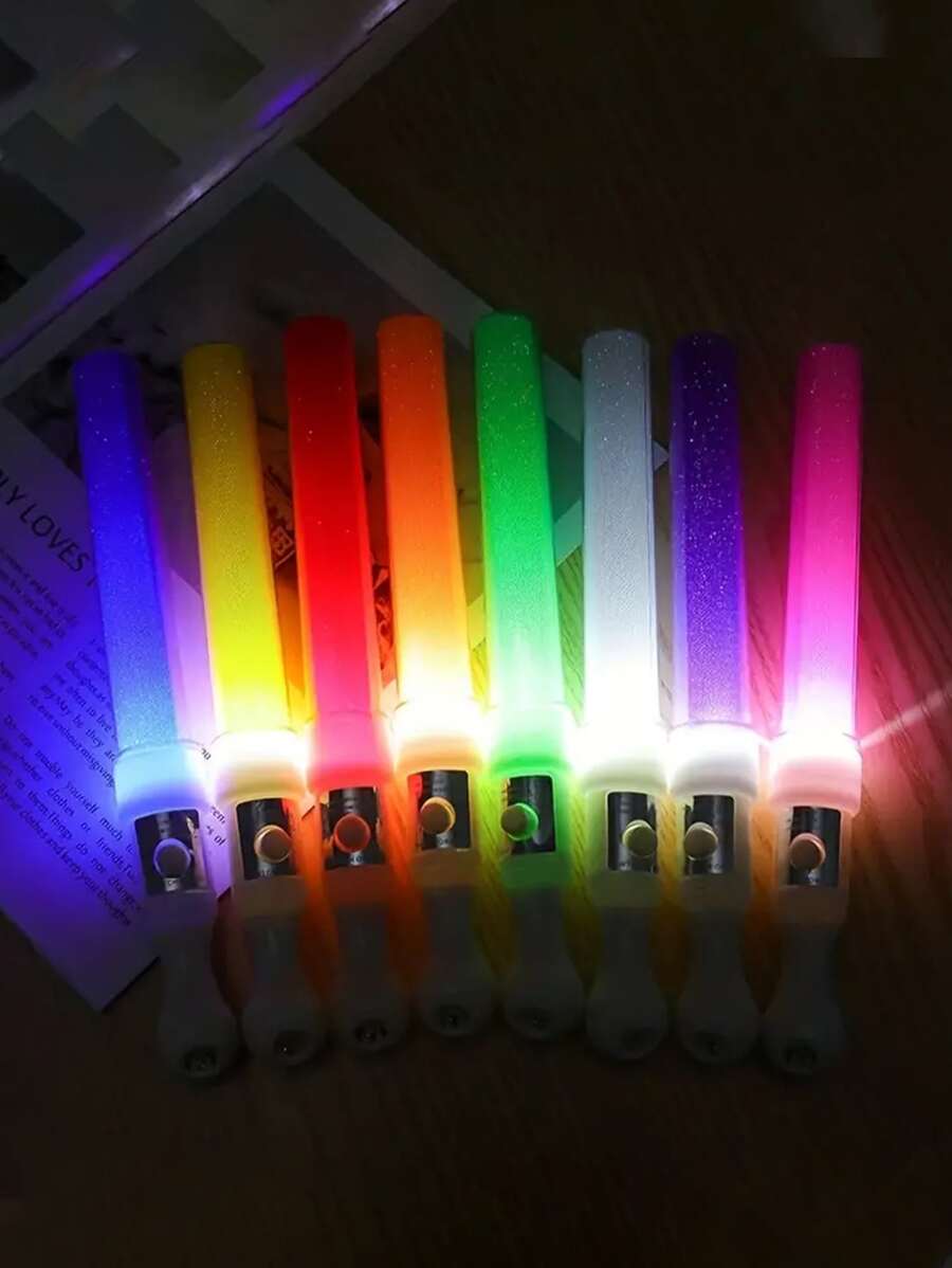 Led Glow Stick Short Stick Flashing Hand Stick Concert Cheering Prop ...