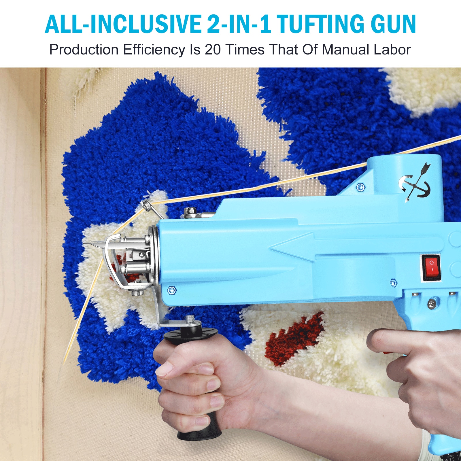 Cut Pile Rug Tufting Gun Loop Tufting Gun Rug Gun Electric Carpet ...