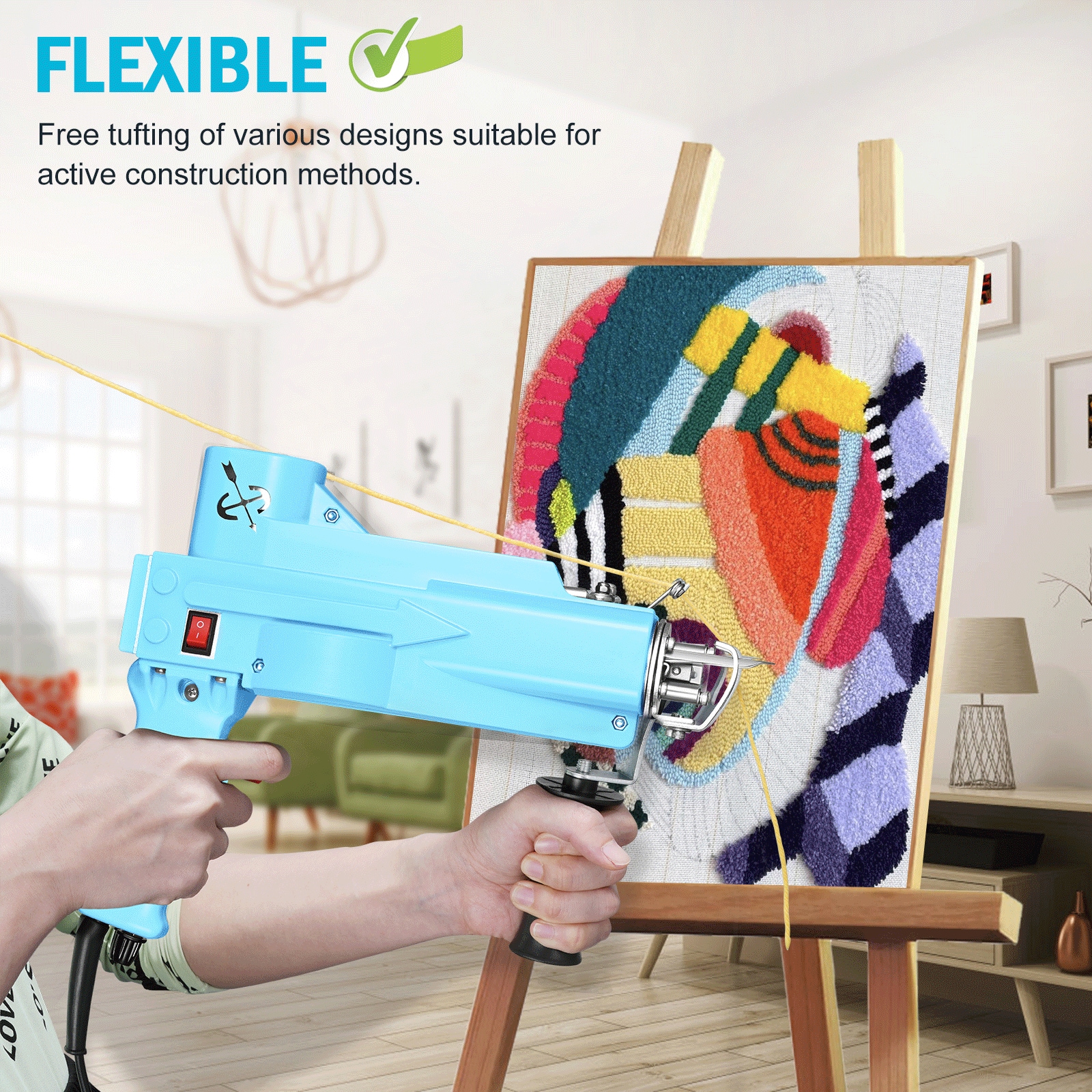 Cut Pile Rug Tufting Gun Loop Tufting Gun Rug Gun Electric Carpet ...