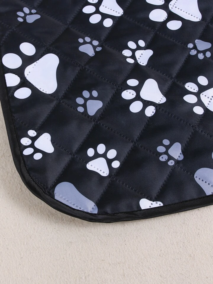 Small Black Dog Paw Print