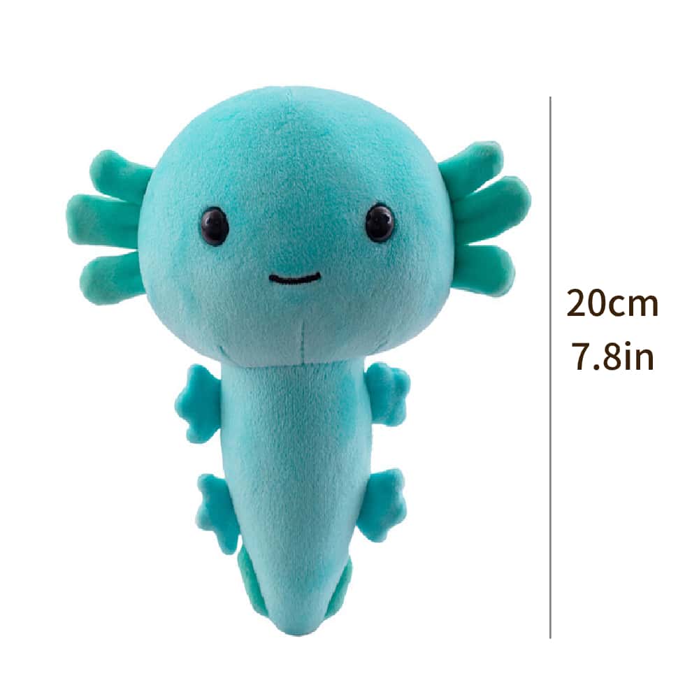 1Pc Green Pink Axolotl Plush Animal Doll Cartoon Newt Stuffed Toy ...