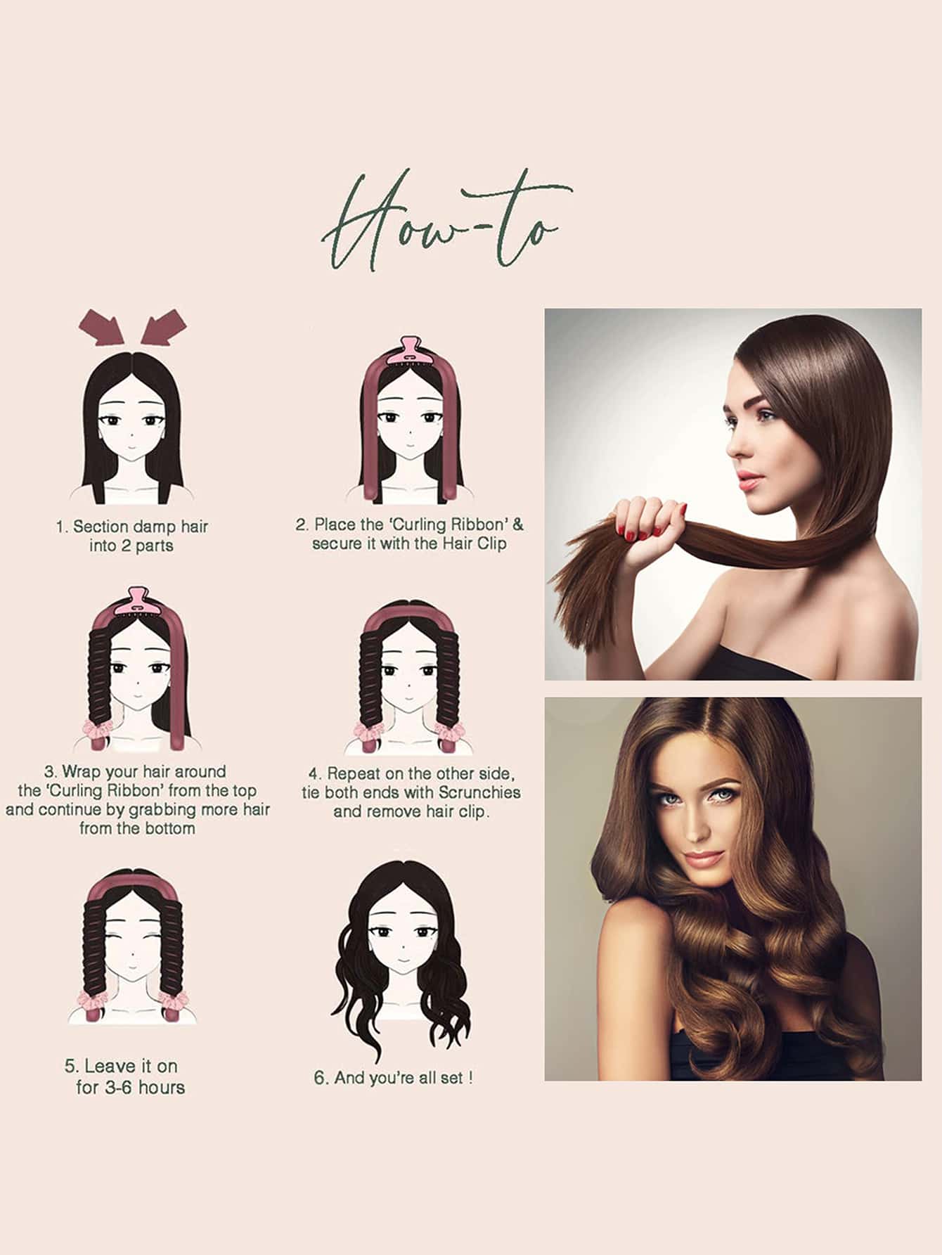 Heatless Hair Curler Heatless Curls Hair Rollers Create Stylish