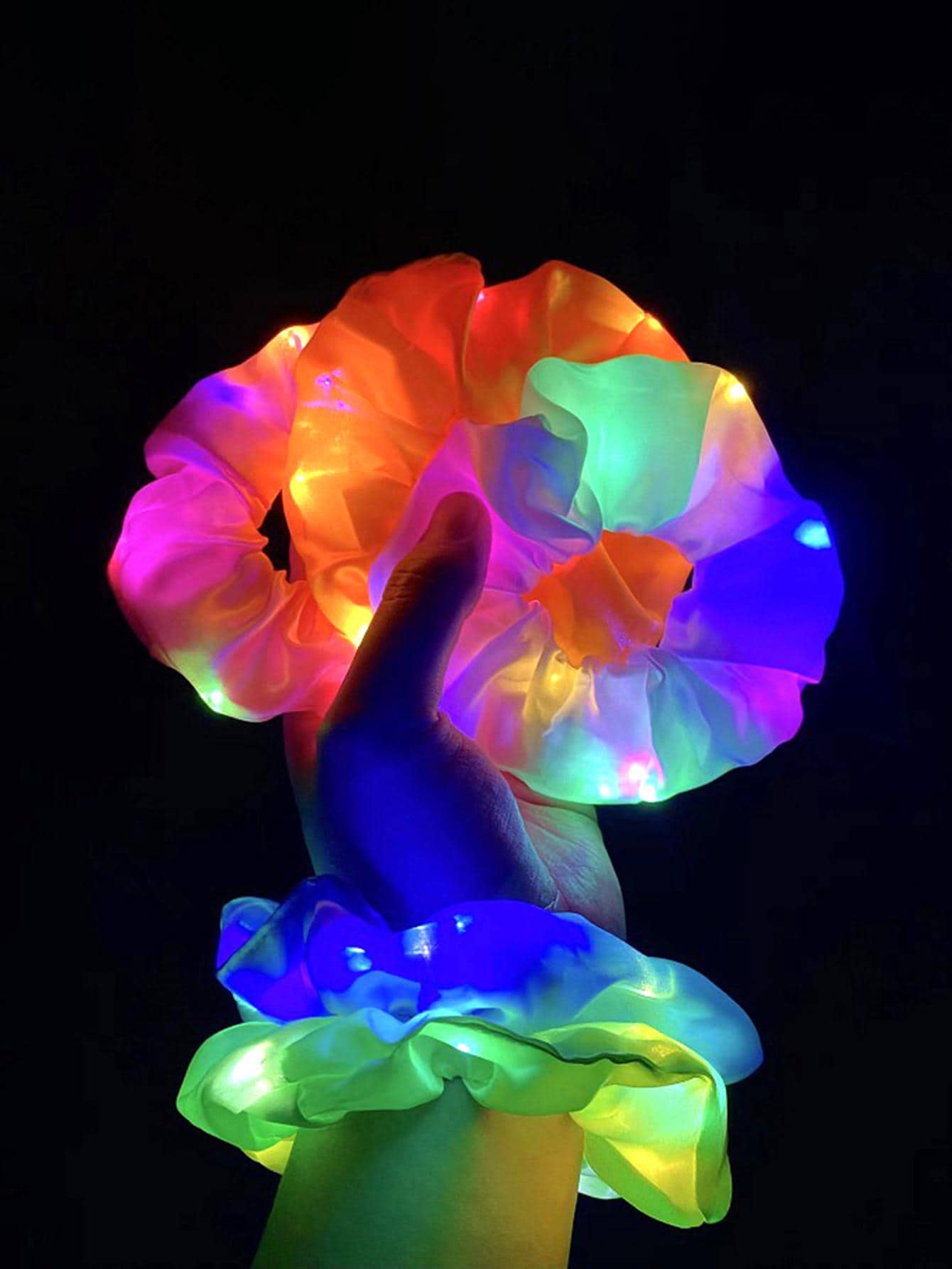 Glowing Hair Band Light Up Led Fluorescent Party Headband Decoration ...