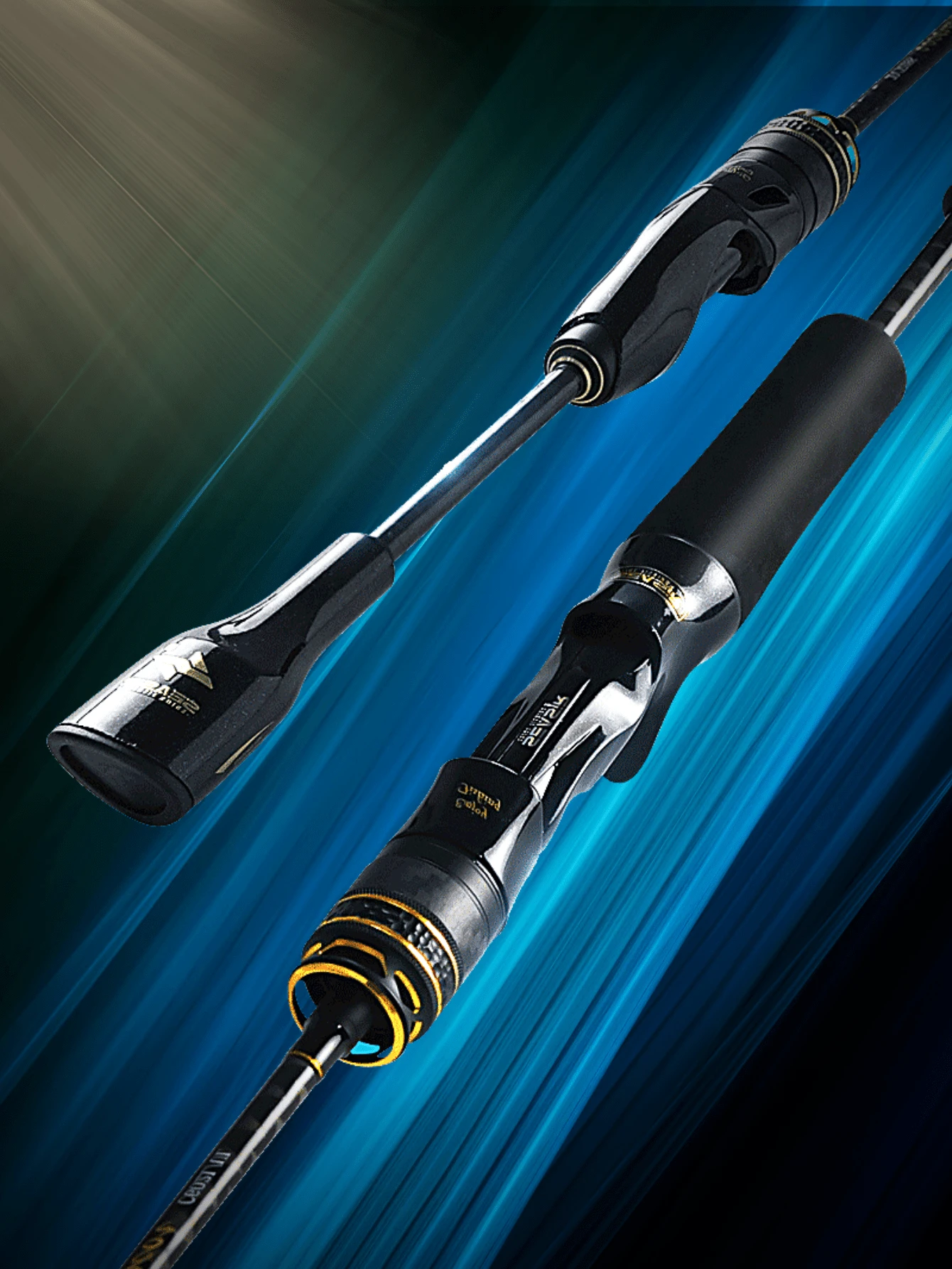 SEASIR Expiscor TORAY CARBON Fishing Rods Adjustable Two Rod Tips 1.68 ...