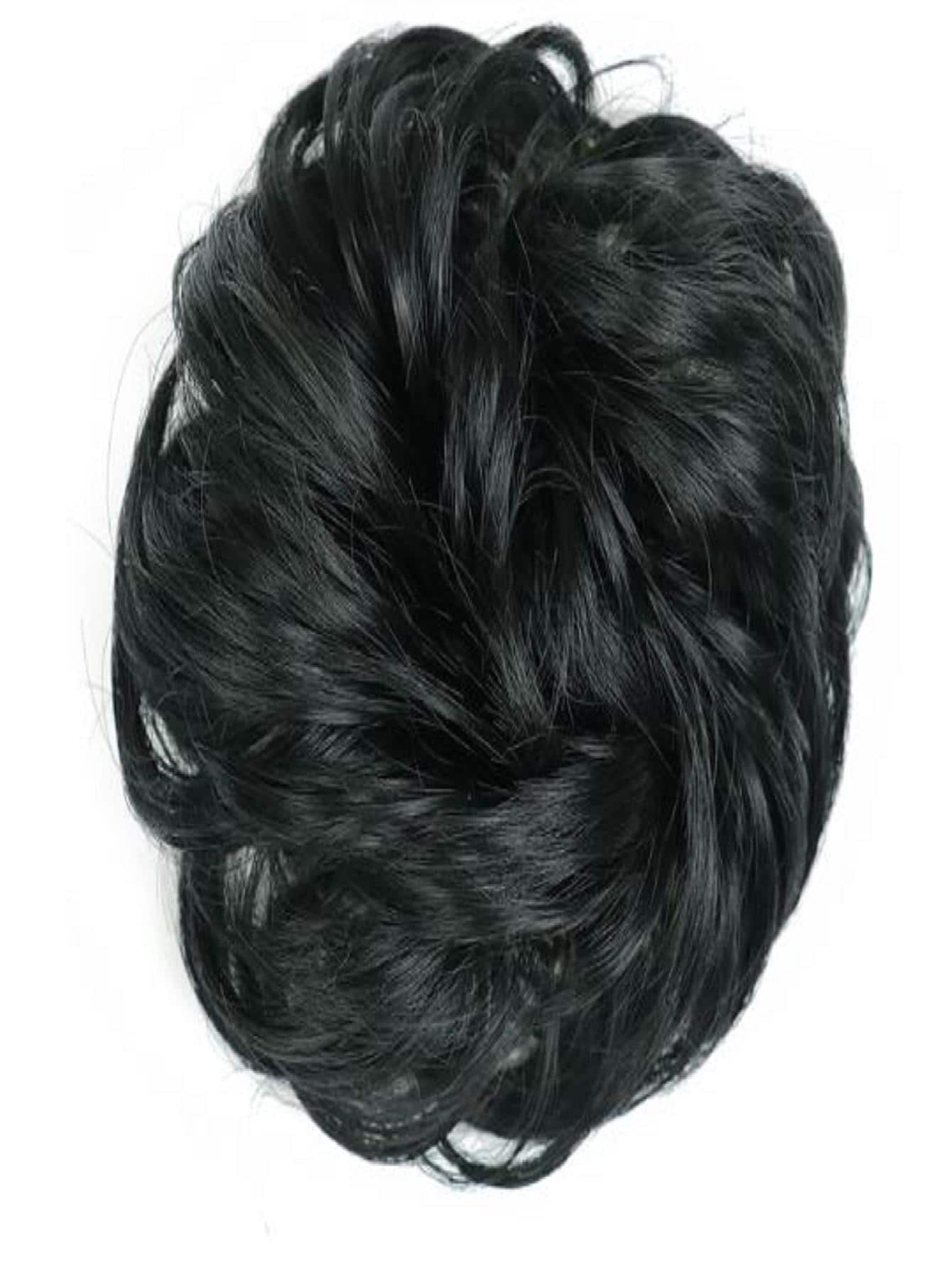Aplique Coque Grego Orgânico Ondulado Preto | SHEIN Brasil