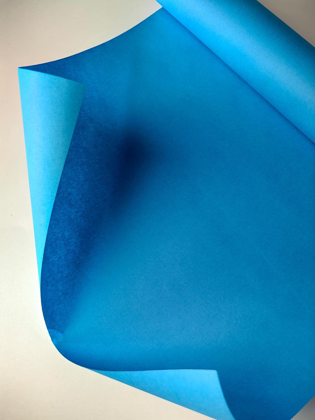 1Roll 30cmx10m Blue Kraft Paper for DIY Gift Decoration Helloween ...