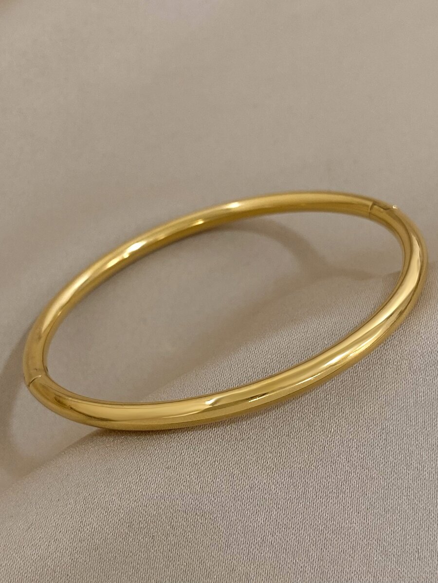 1 PC Classic Type Bassic Stainless Steel Slim Bracelet For Women ...