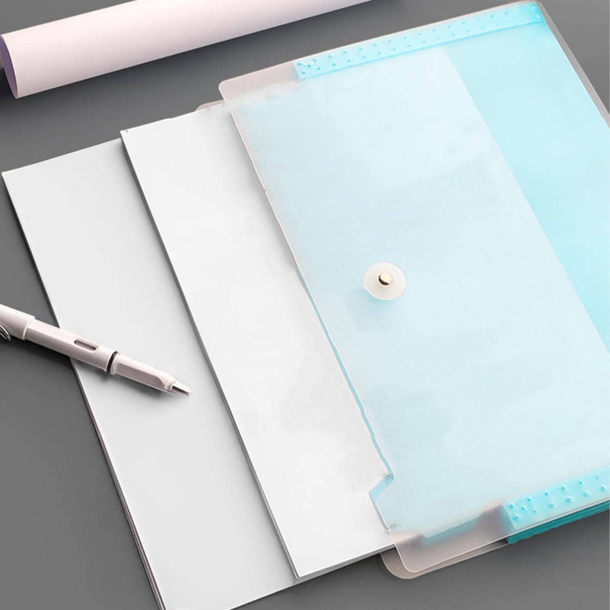 1 Pieza Organizador De Documentos Transparente De 12 Capas Tamaño A4 ...