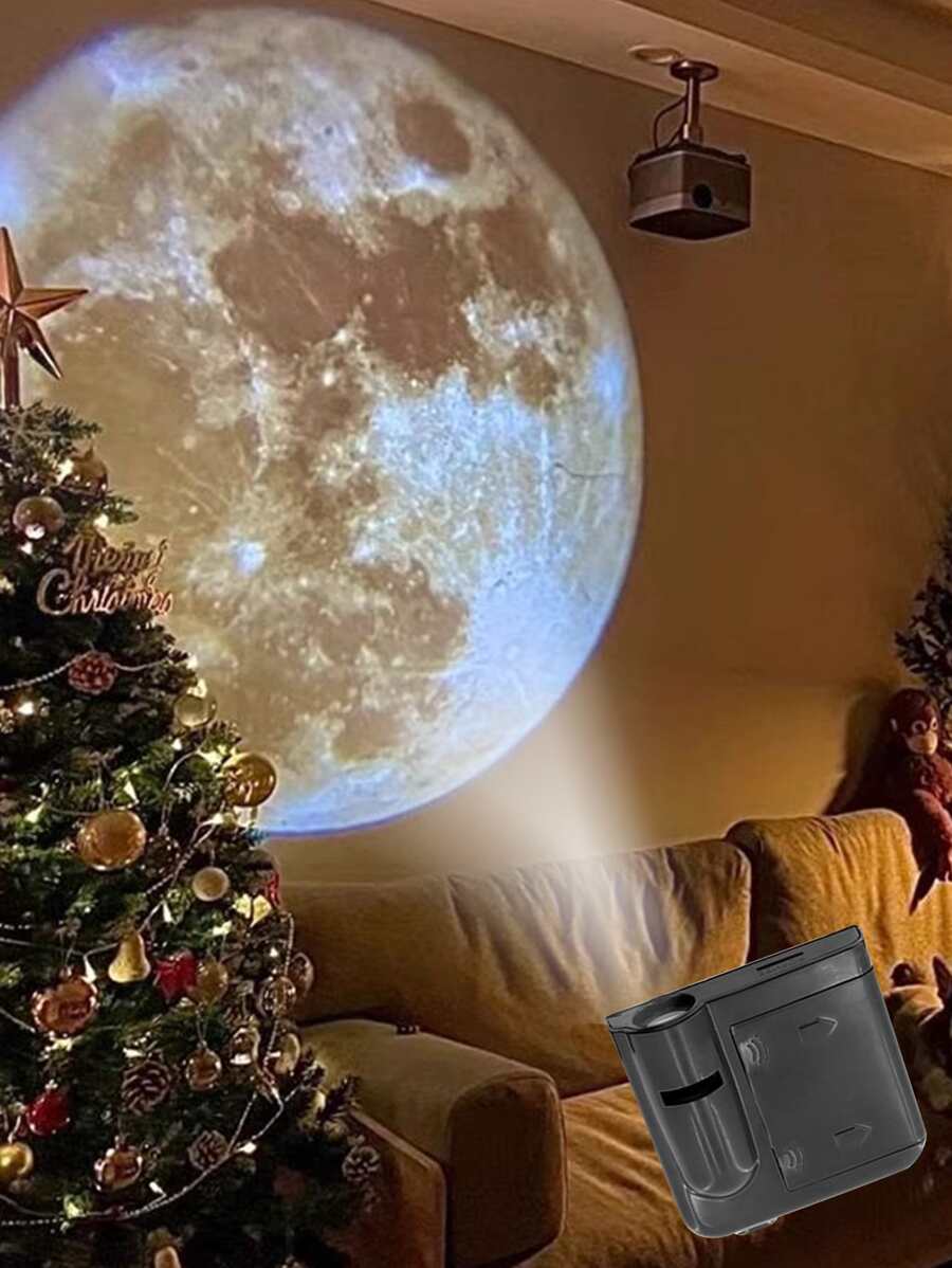 1pc Moon & Earth Background Projector Light For Photography, Projection ...