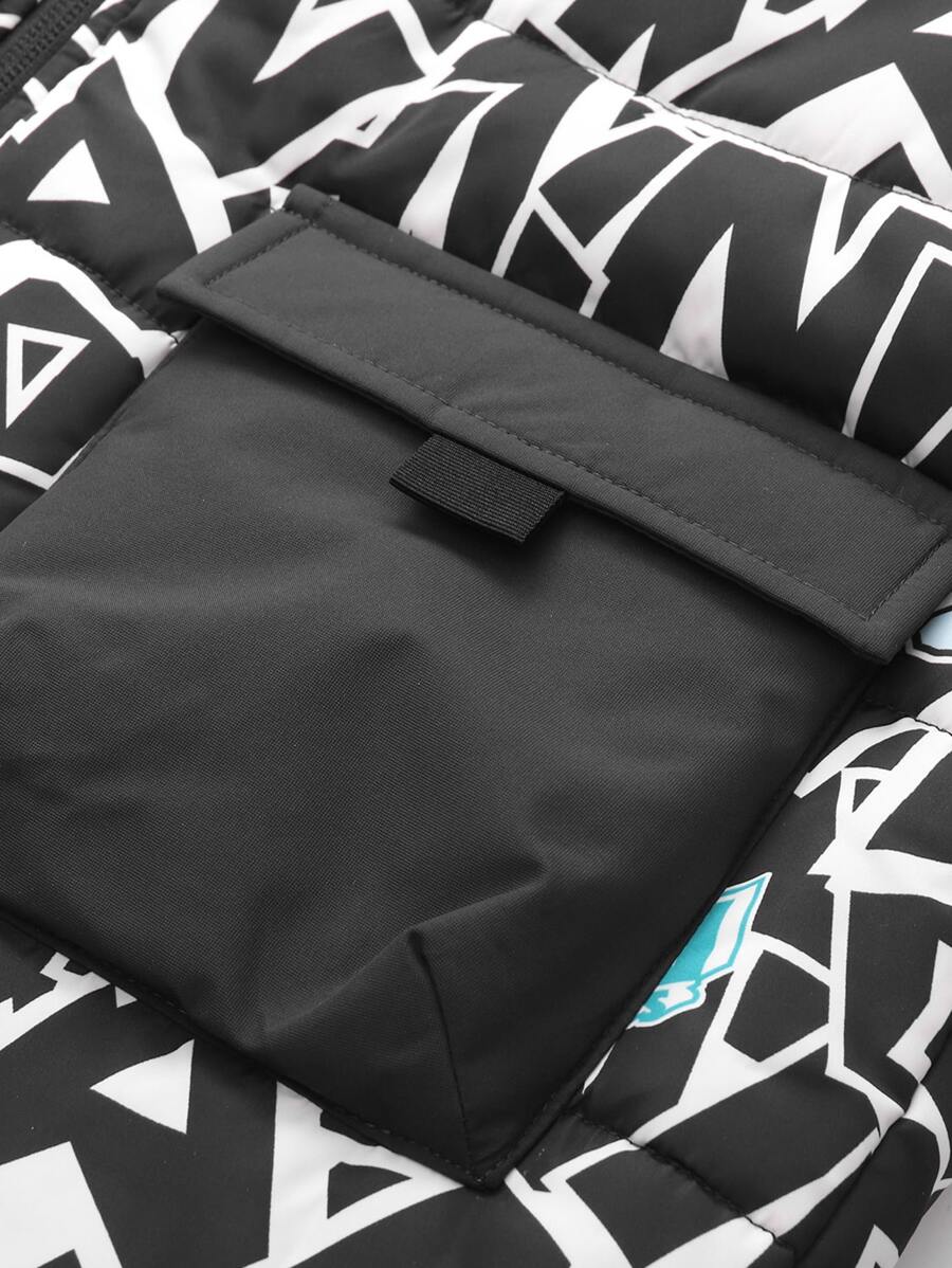 Annil Tween Boys Clothing Medium Length Plush Padded Coat Winter Hooded ...