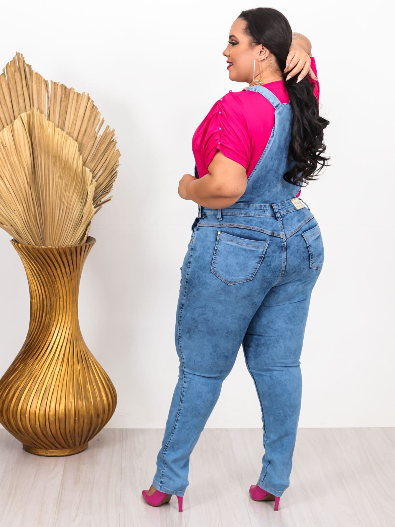 Plus Size Denim Overalls | SHEIN USA