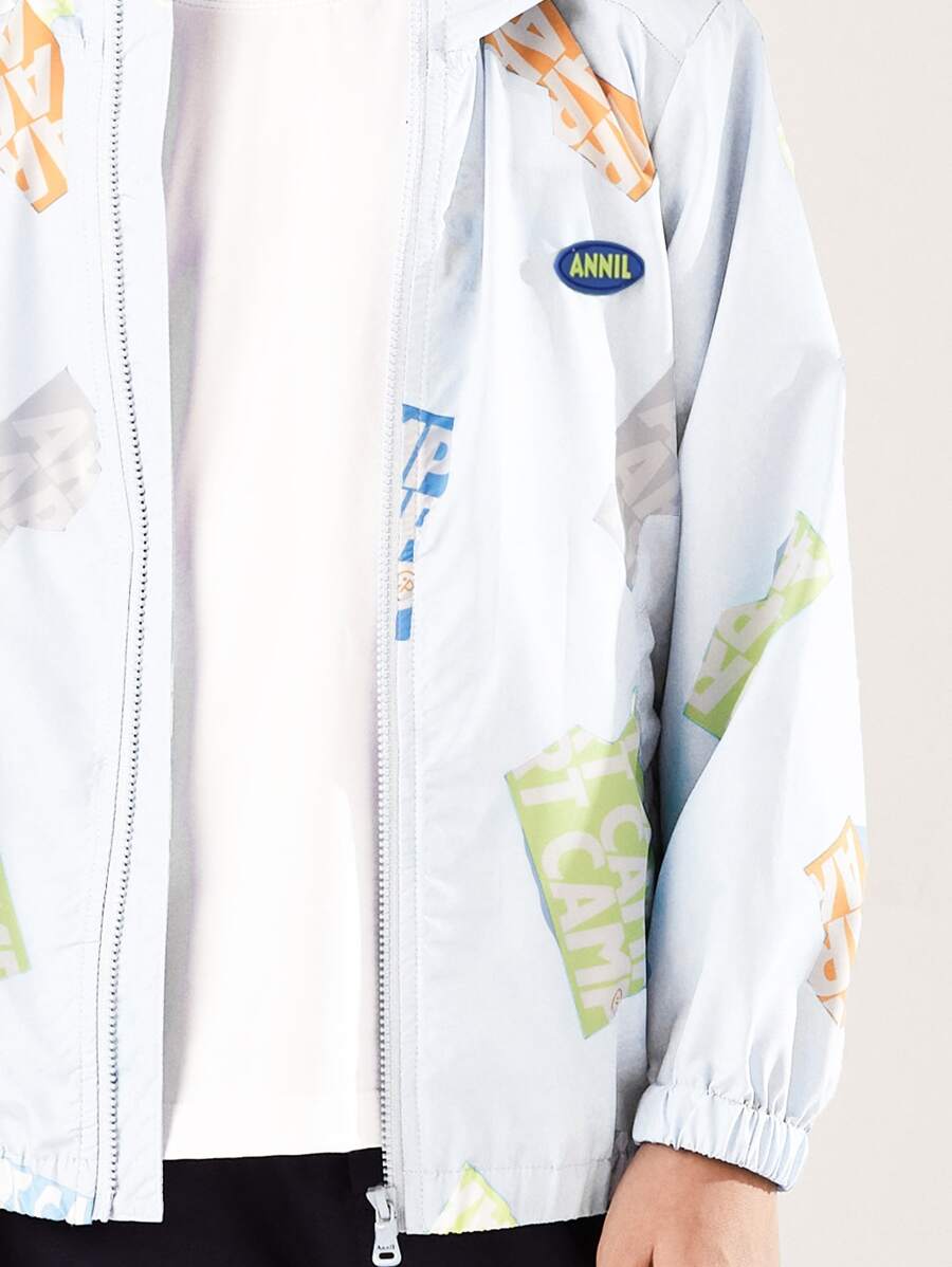 Annil Boys' And Girls' Hooded Woven Jacket Jacket, Spring And Autumn ...