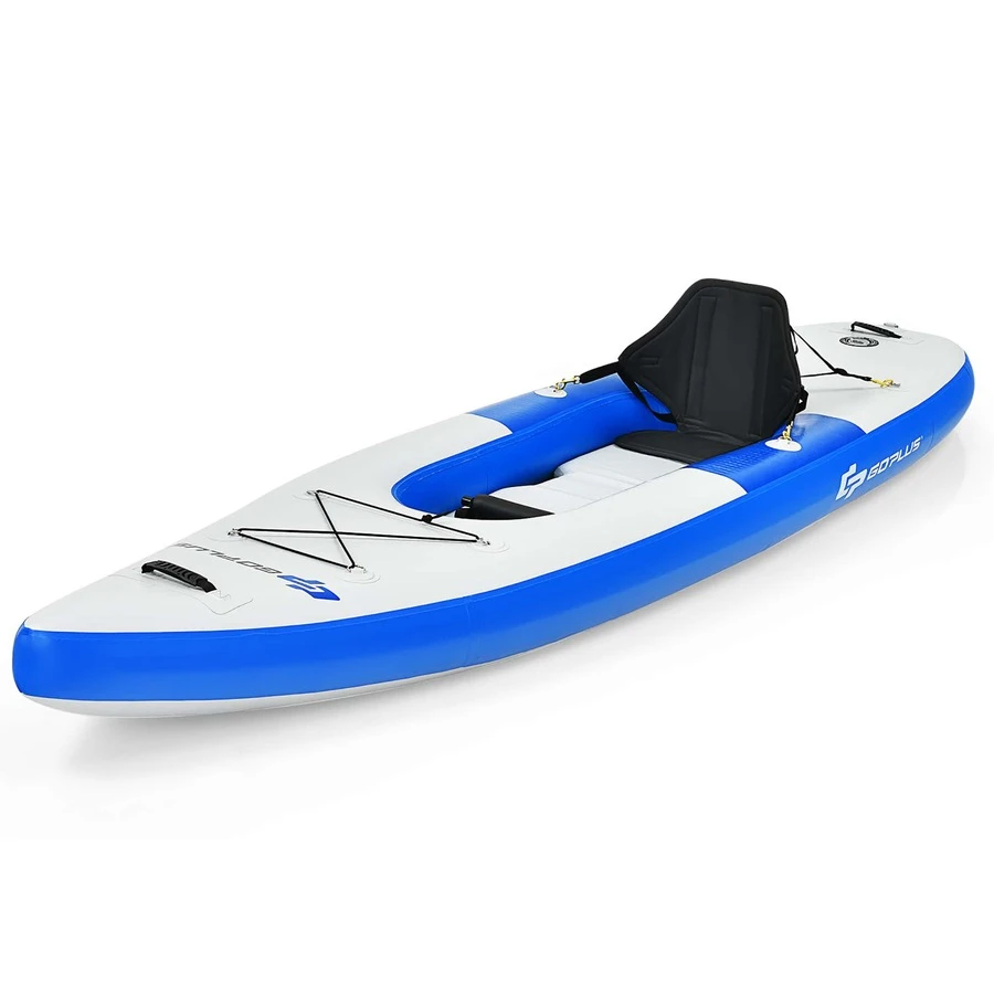 Goplus 1 Person Inflatable Kayak Includes Aluminum Paddle with Hand ...