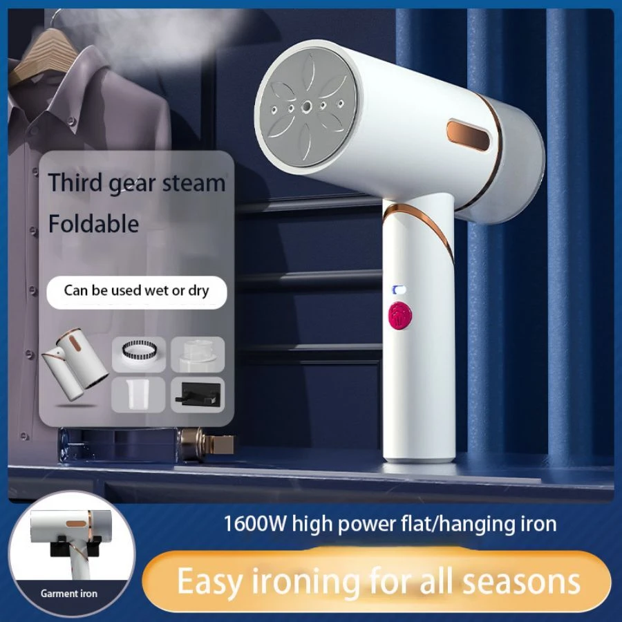 Portable Garment Steamer For Clothes 1600w Third Gear Foldable Garment ...