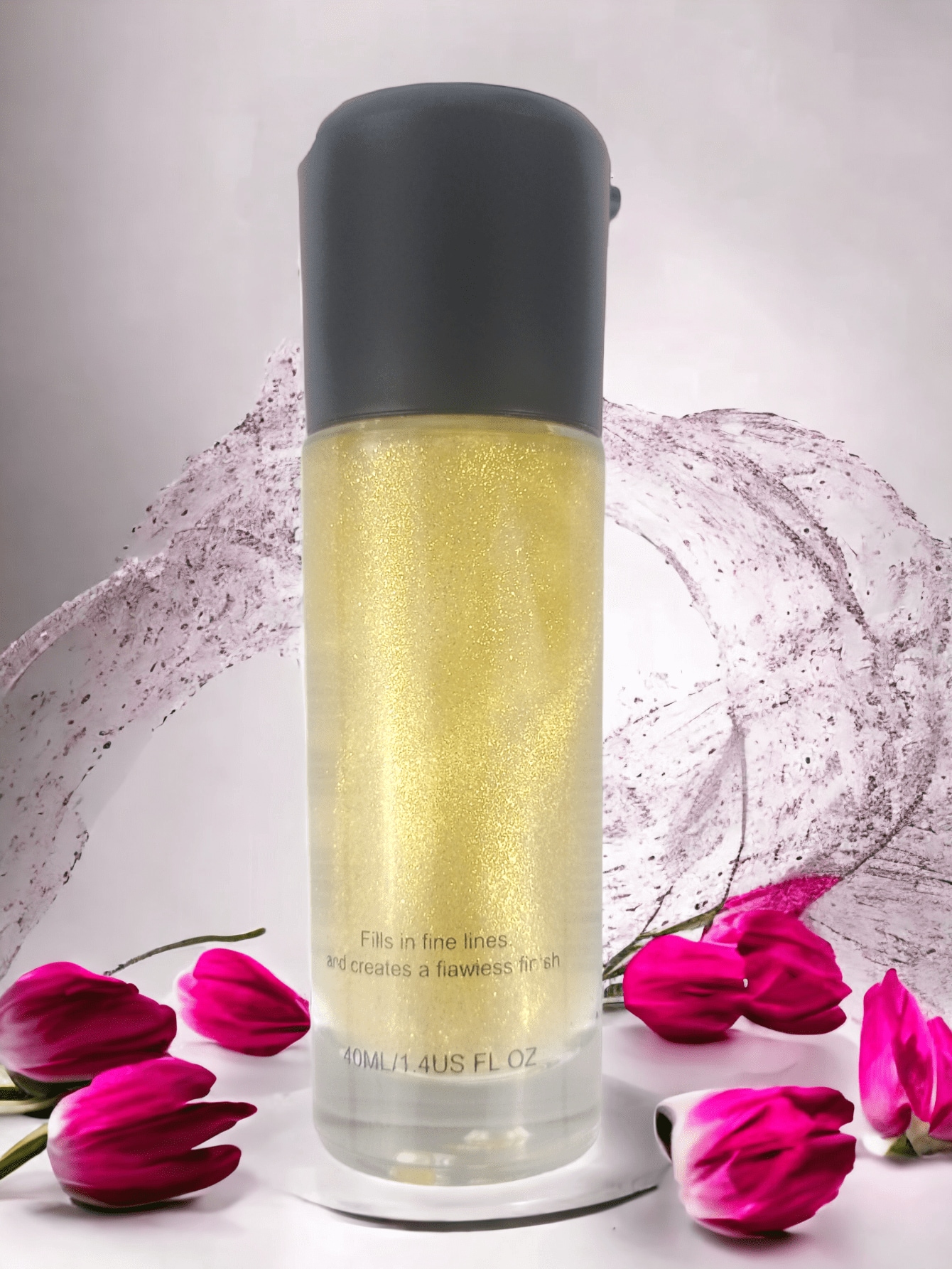 Primer con brillos dorados de 40ml | Moda de Mujer | SHEIN México