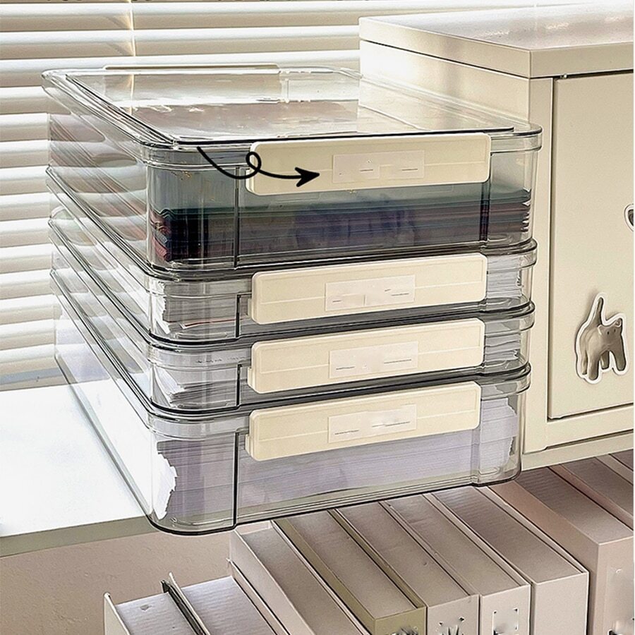 Certificate Storage Box/Transparent Household Certificate Storage Box ...