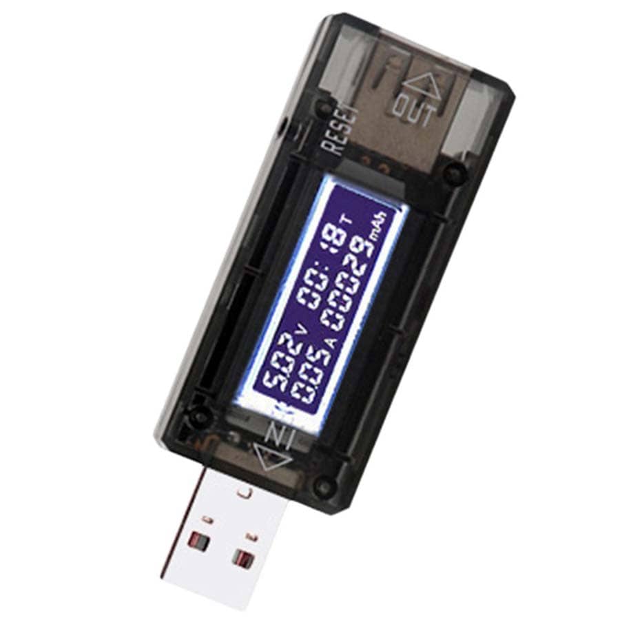 3-in-1 USB Tester Current Voltage Indicator, Multimeter, Power Meter ...