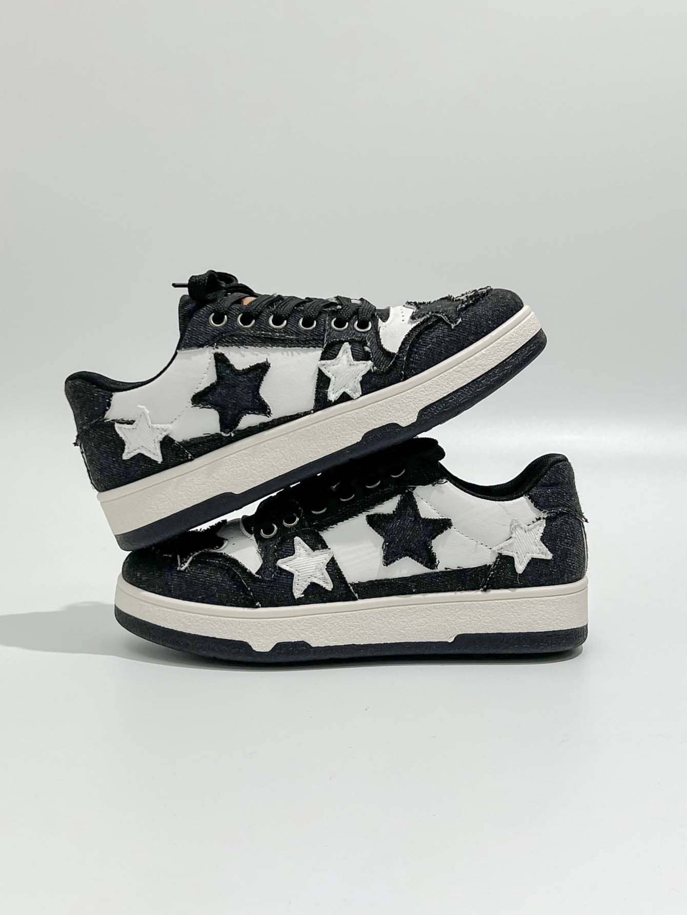 Artistic & Chic Star Pattern Sneakers For Women, All Seasons | SHEIN USA