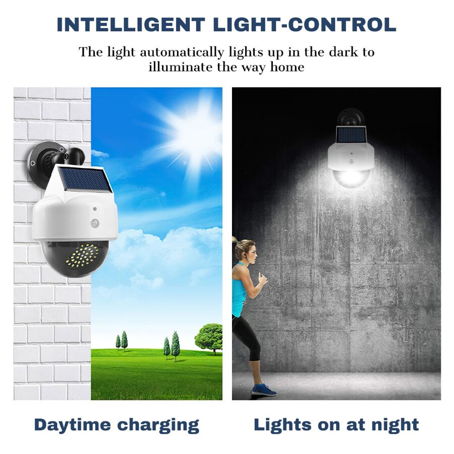 Outdoor Simulated Solar Lights, Fake Solar Surveillance Lights, Fake ...