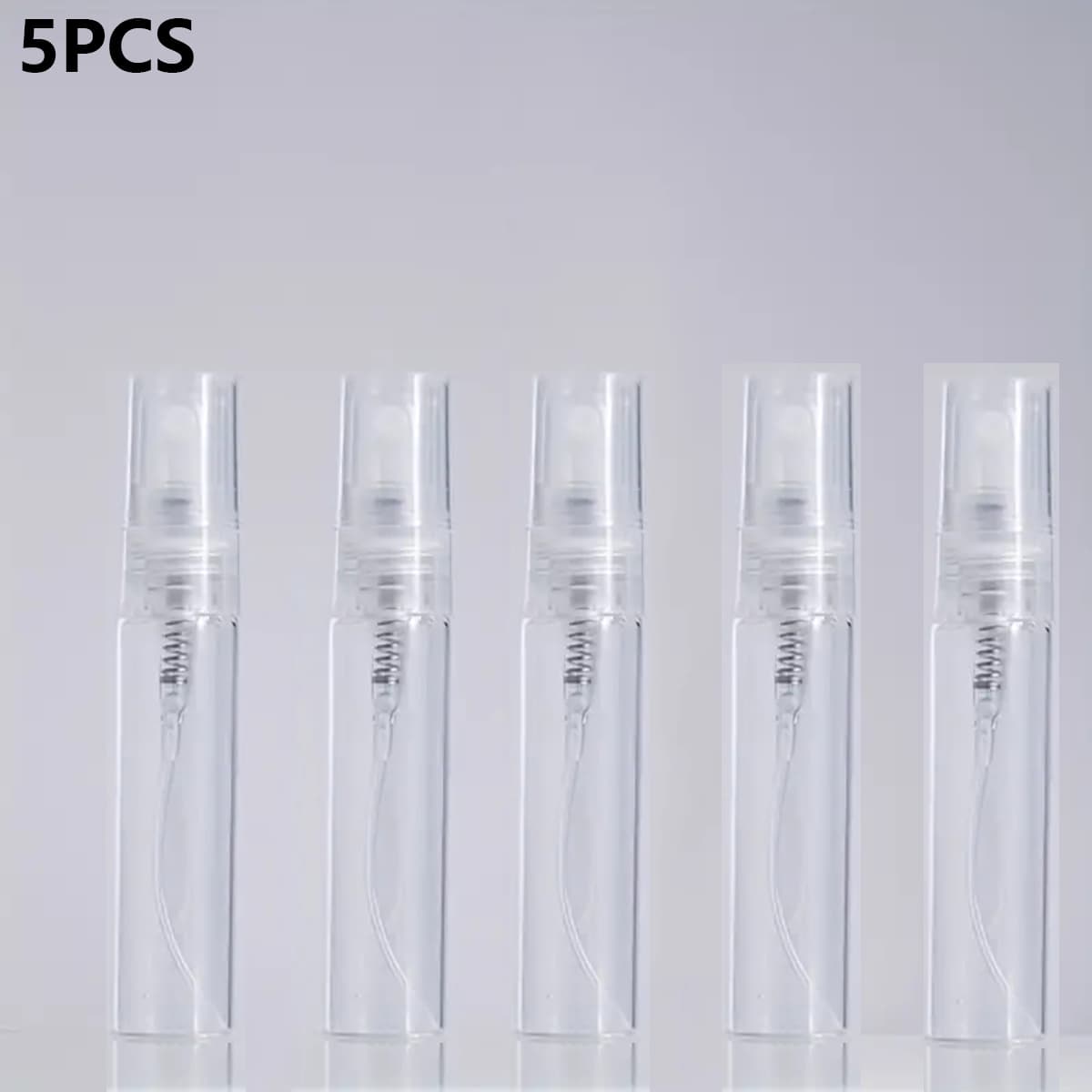 5-Pack of Mini Refillable Perfume Spray Bottles - Perfect for Travel ...