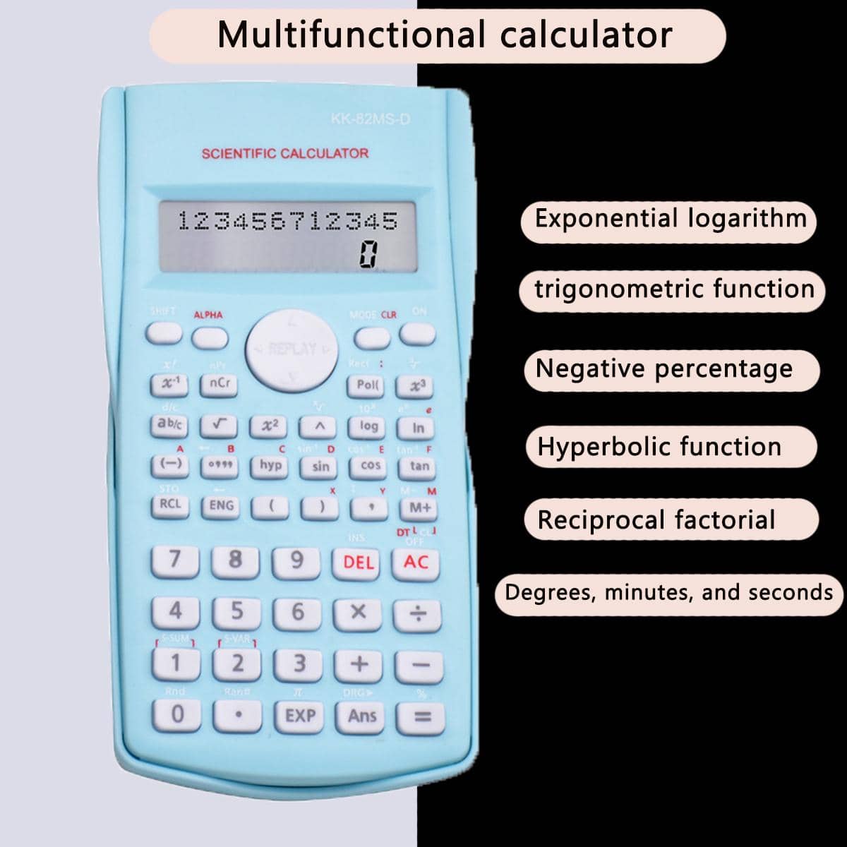 1pc White Multifunctional Function Counter Exam Timer For Students ...